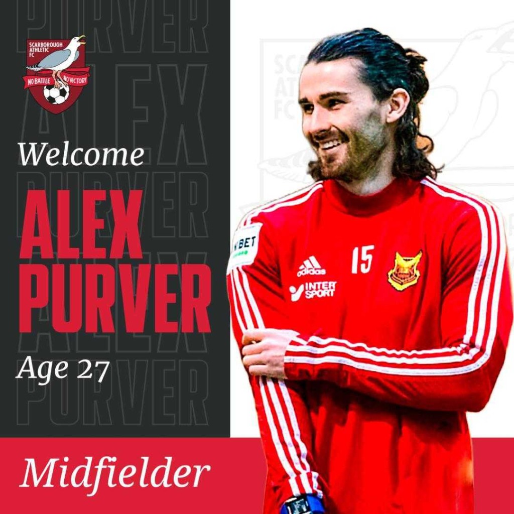 New Signing Alex Purver - Scarborough Athletic