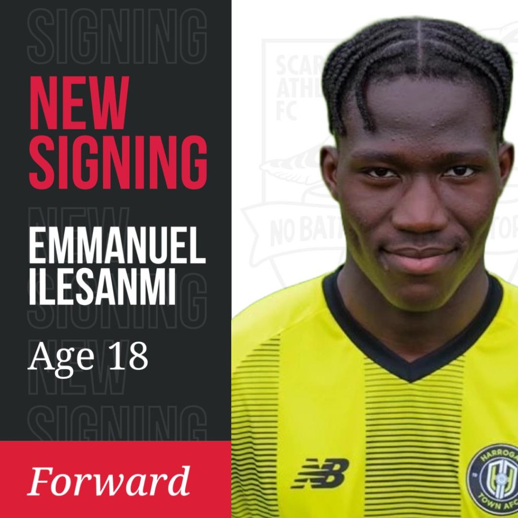 New Signing Emmanuel Ilesanmi - Scarborough Athletic