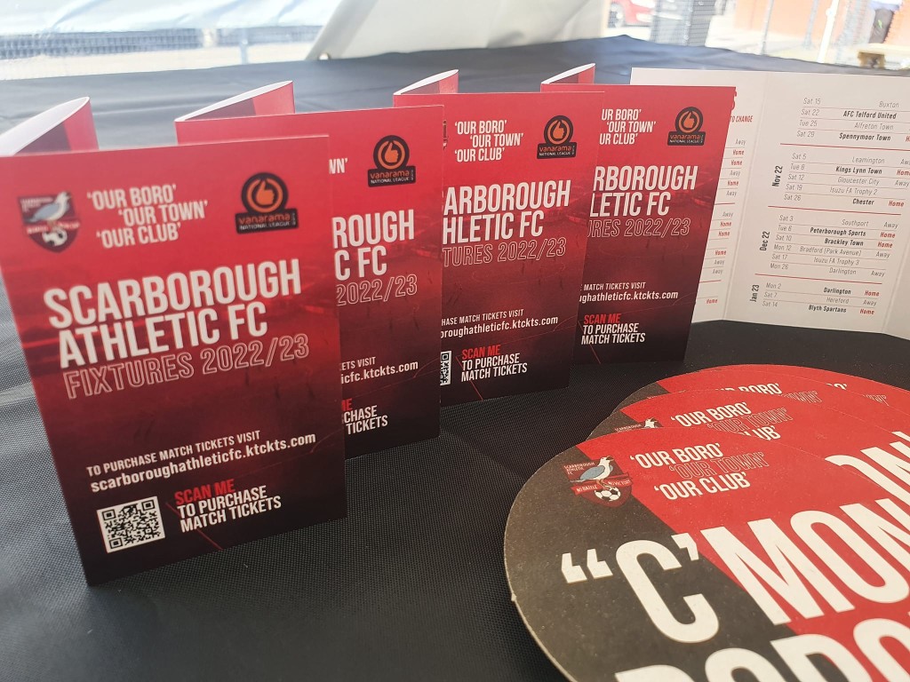 New Fixture Cards - Scarborough Athletic