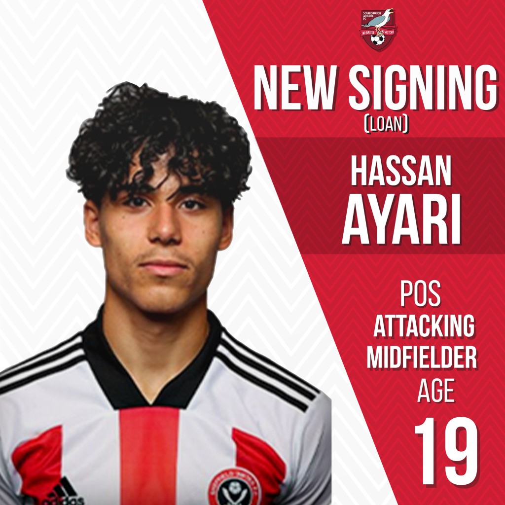New Signing Hassan Ayari - Scarborough Athletic