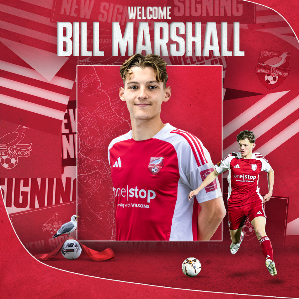 New Signing- Bill Marshall - Scarborough Athletic