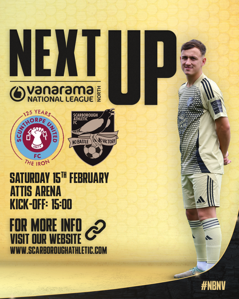 Match info: Scunthorpe United Away - Scarborough Athletic