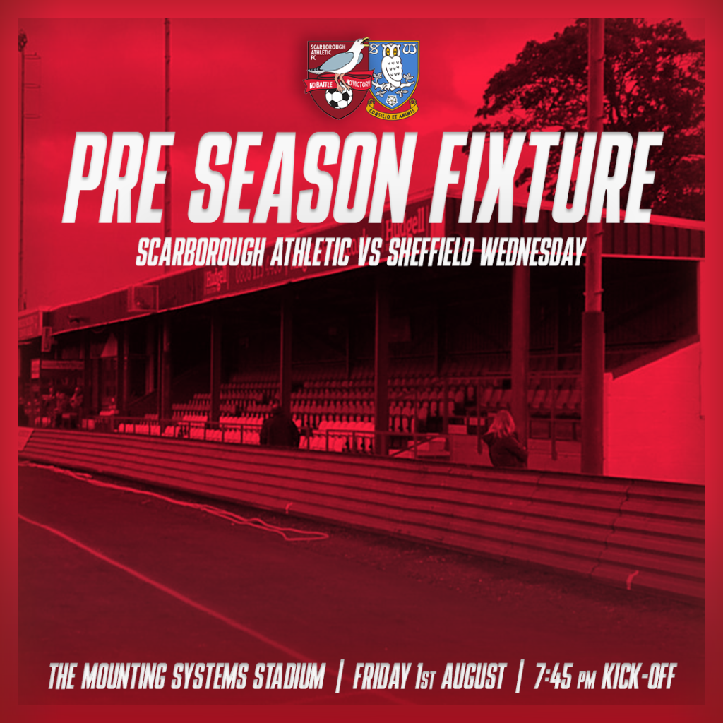 Final pre-season fixture confirmation - Scarborough Athletic